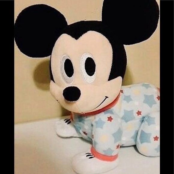 Disney | Toys | Disney Baby Mickey Musical Crawling Pals Plush | Poshmark